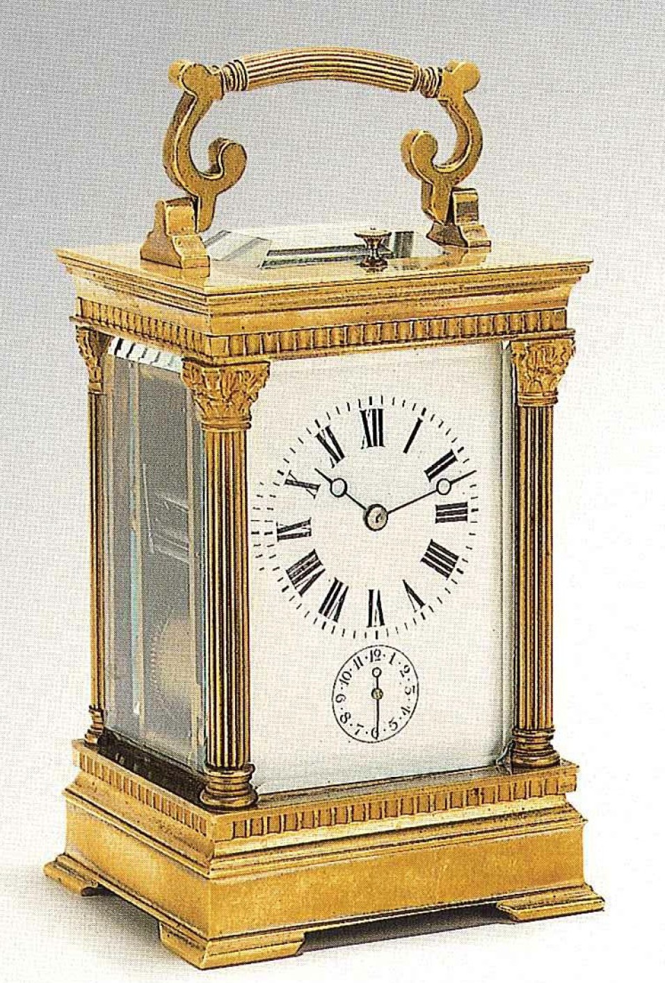 Unsigned, French, circa 1890. Fine gilt bronze, eight day going quarter ...