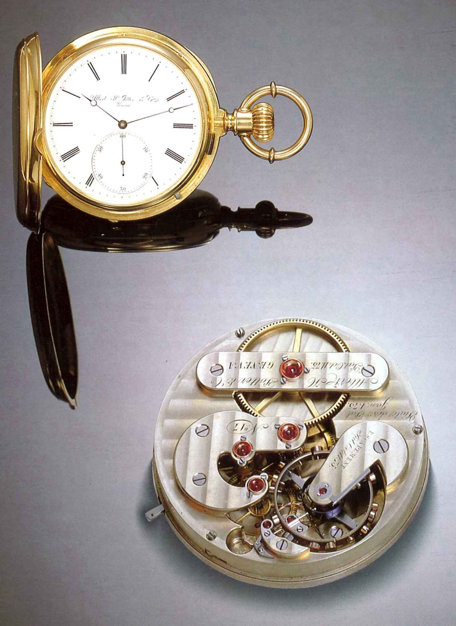 Albert H. Potter & Co. Geneva, No. 17, made circa 1880. Rare 18 ct ...