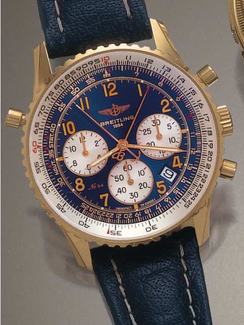 Breitling "Navitimer Rattrapante Etanche", No 034/100. Produced in a ...