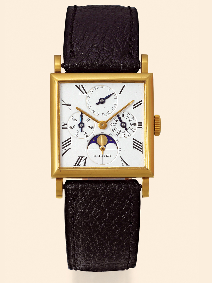 Cartier, "Triple Date, Moon Phases", movement No. 56744, case No ...