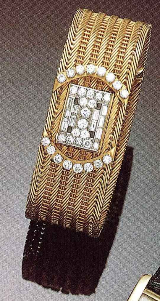 Cartier, Paris No 743334/014078, 1950's. Very fine and rare unusual ...