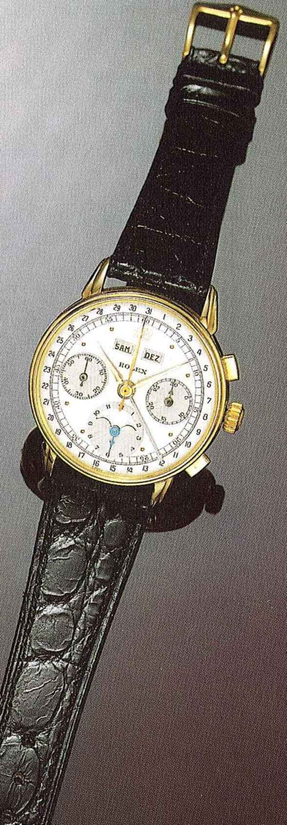 Rolex, Ref. 81806/6098-8, made in 12 examples only in the 1950's ...
