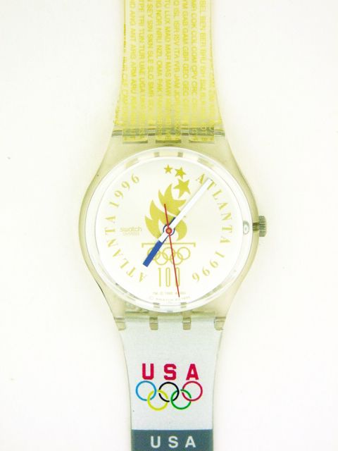Swatch. Ref. GZ 150 "Olympic Games Team". Produced in 1996. | Swatch ...