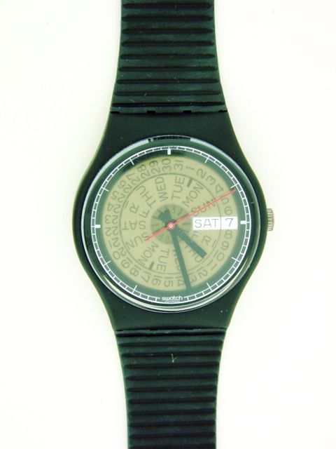 Swatch. Ref. GB 713 "Tickertape". Produced in 1988. | Swatch Watches at ...