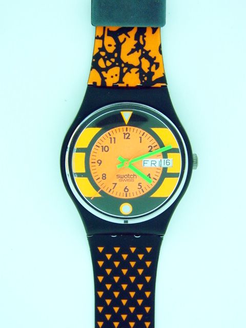 Swatch. Ref. GB 714 "Wipeout". Produced in 1989. | Swatch Watches at ...