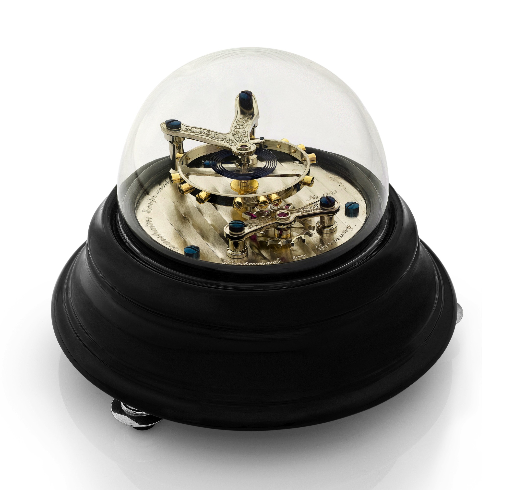 STRAIGHT-LINE LEVER ESCAPEMENT WORKING MODEL Designed in Germany ...