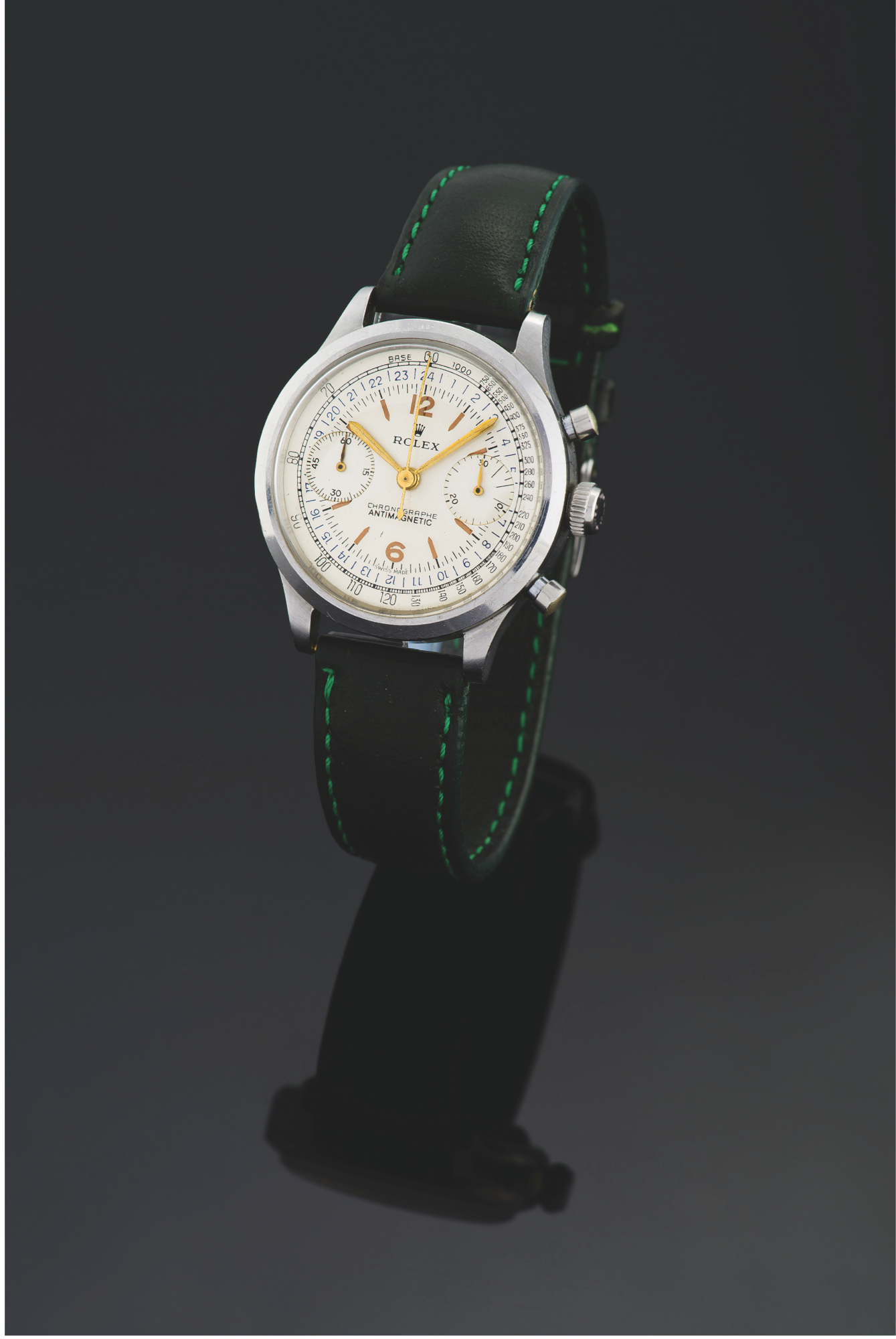 ROLEX MONOBLOCCO REF. 3525 STEEL Rolex, 'Chronographe, AntiMagnetic ...