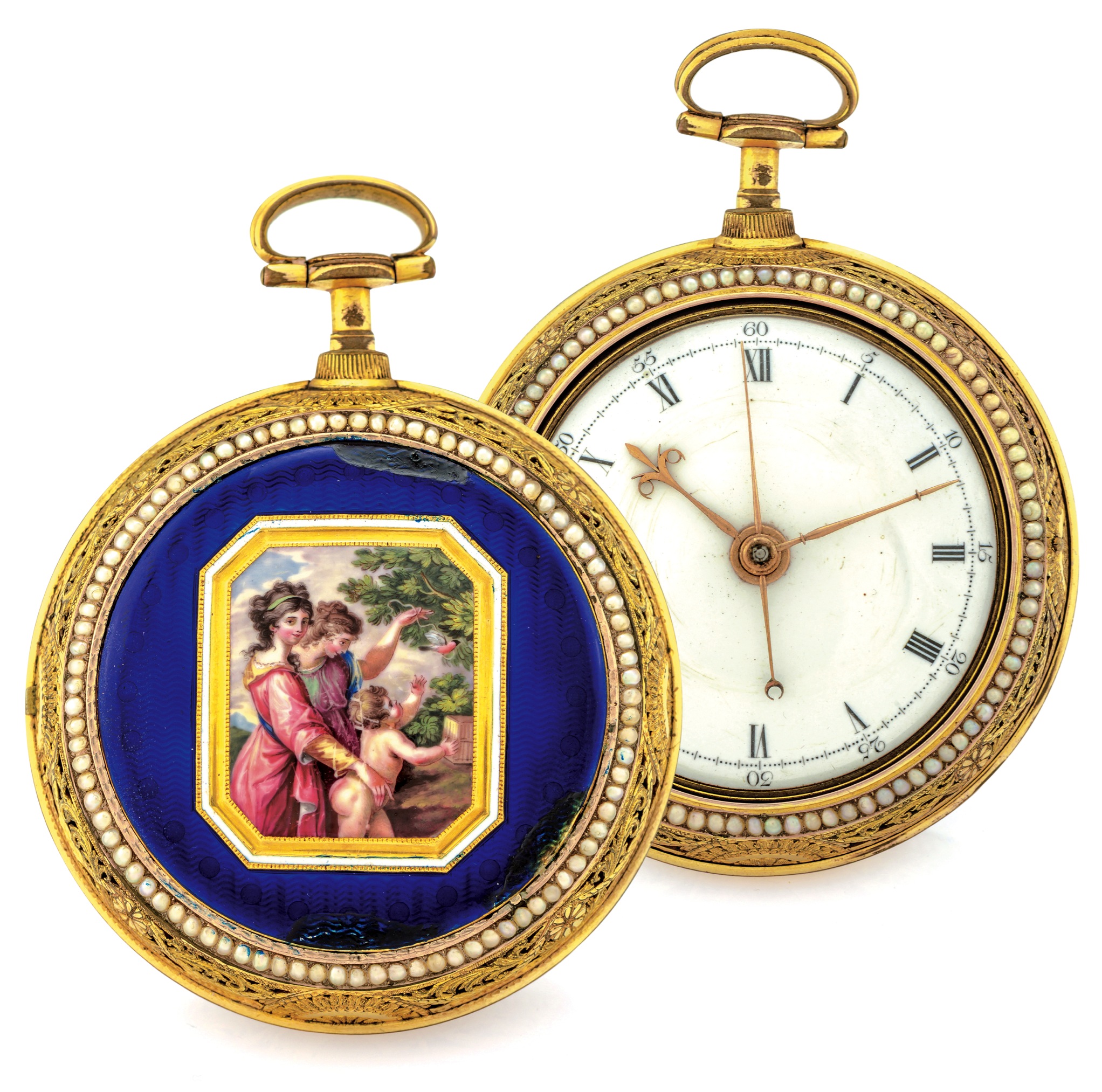 ANDREW FOWLDS QUARTER STRIKING CLOCKWATCH "AFFECTION & INNOCENCE ...