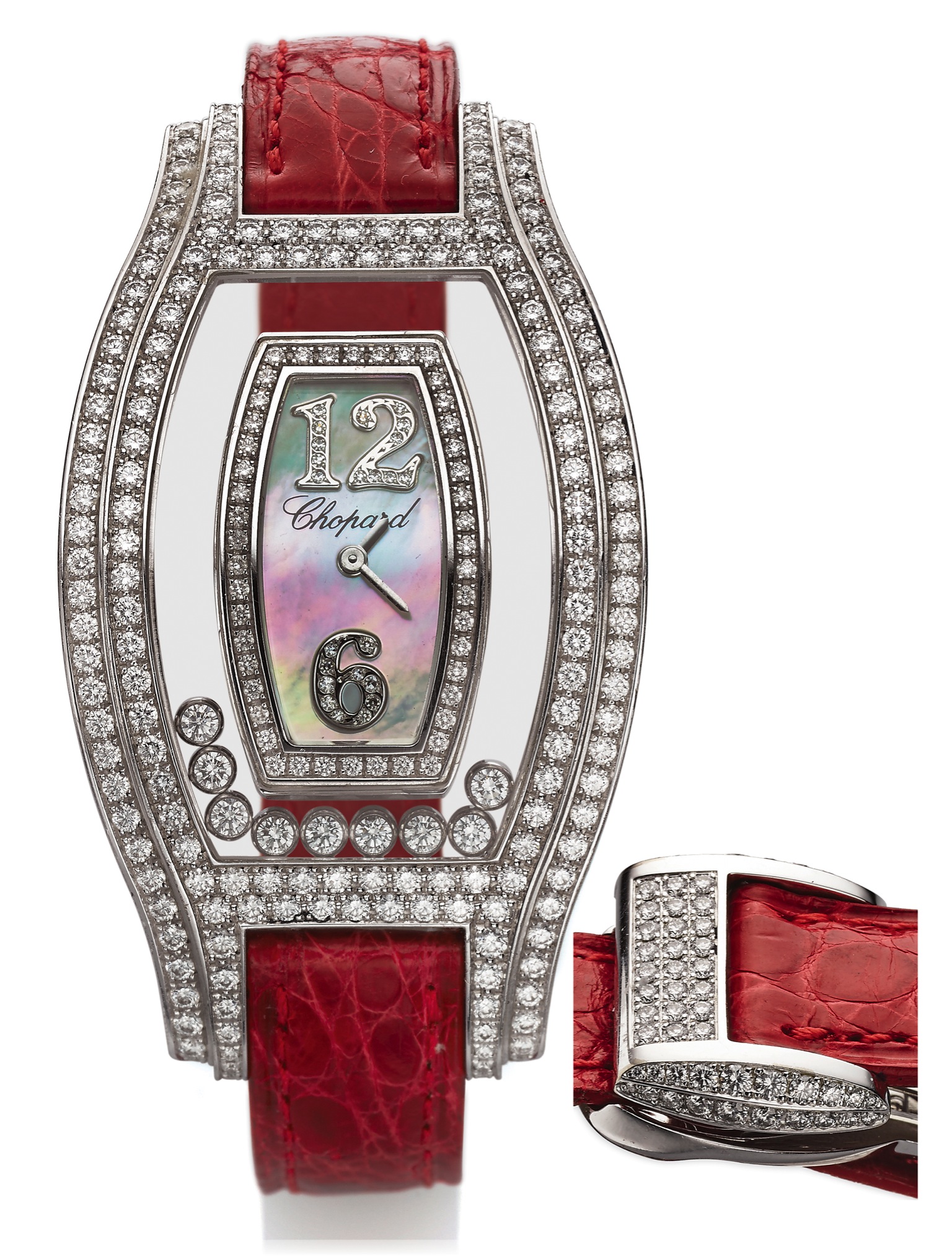 CHOPARD REF. 4528 HAPPY DIAMONDS WHITE GOLD Chopard, Geneve, Happy ...