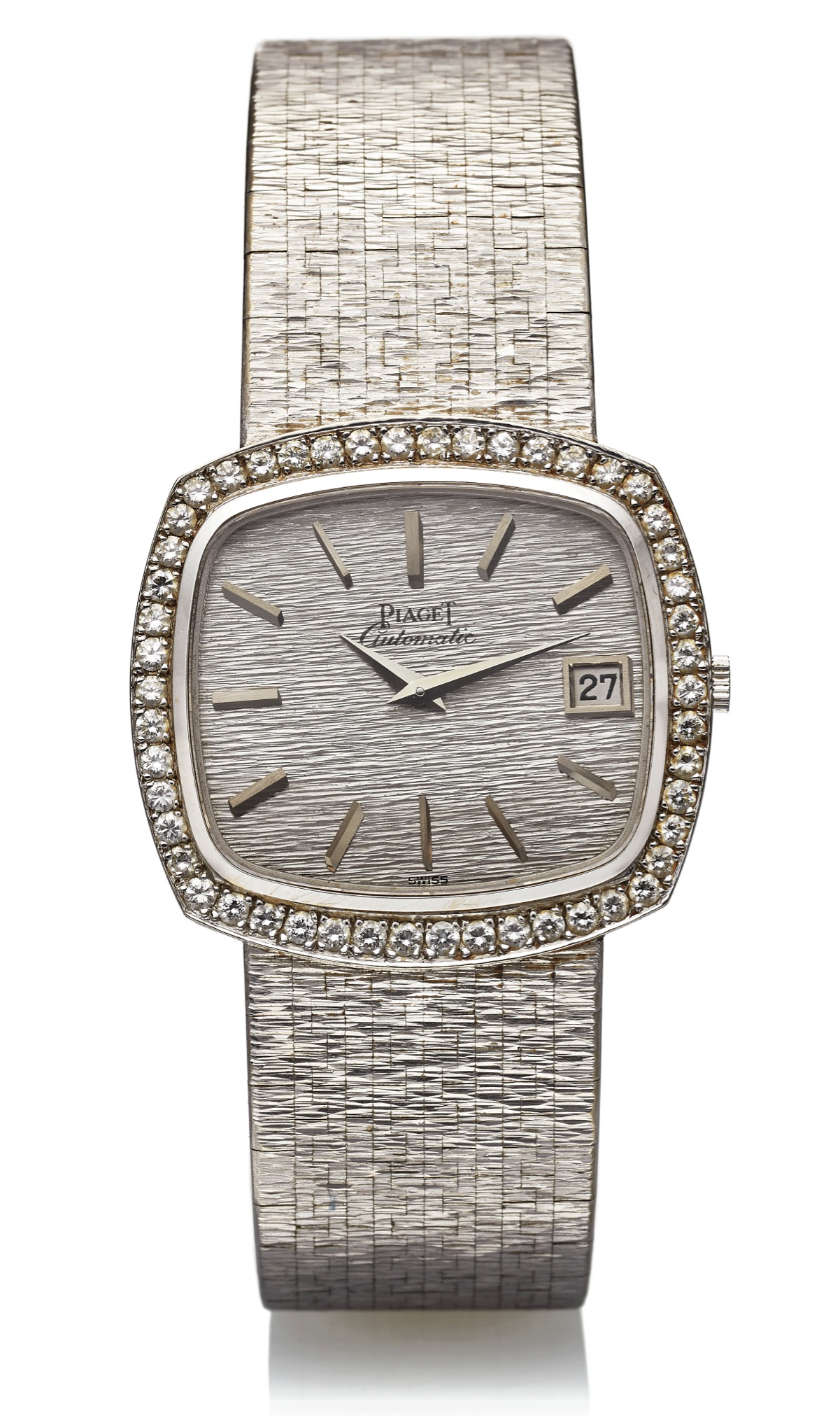 PIAGET REF. 13435 AUTOMATIC DIAMONDS WHITE GOLD Piaget, Automatic ...