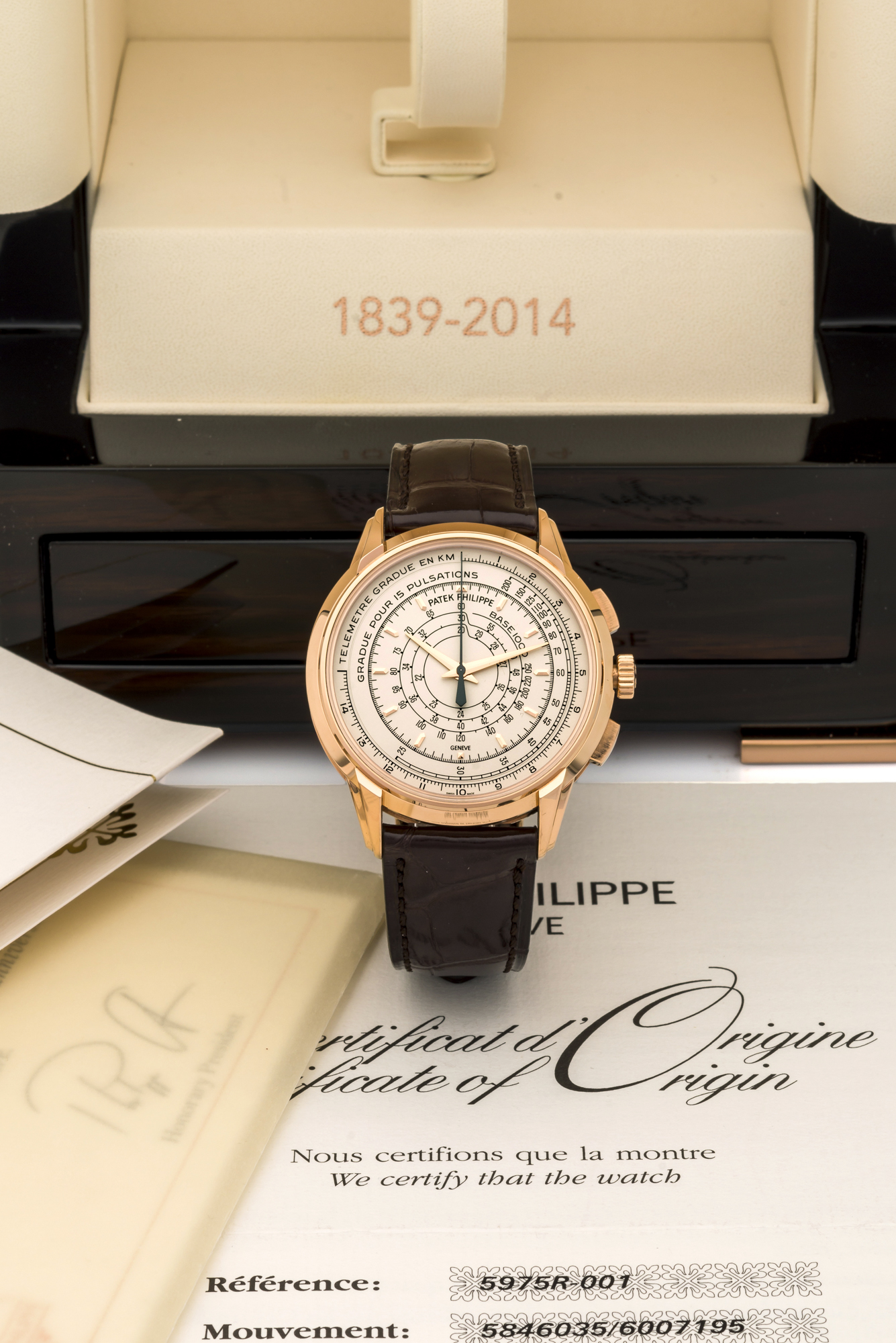 PATEK PHILIPPE REF. 5975 175TH ANNIVERSARY CHRONOGRAPH PINK GOLD Patek ...