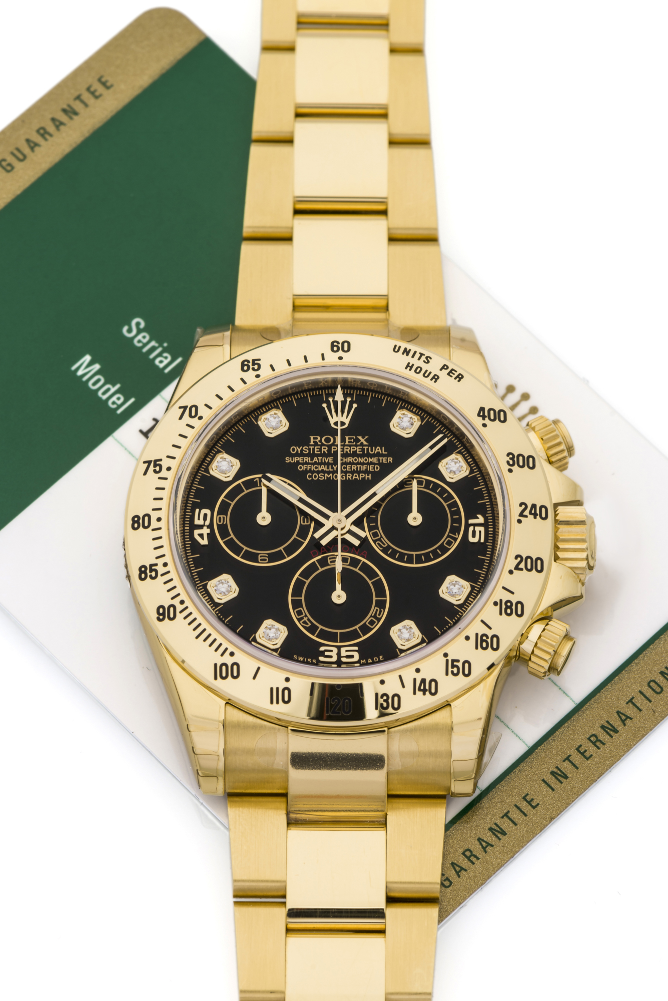 ROLEX, REF. 116528, THE LUCKY "35", GOLD Rolex, "Oyster Perpetual ...
