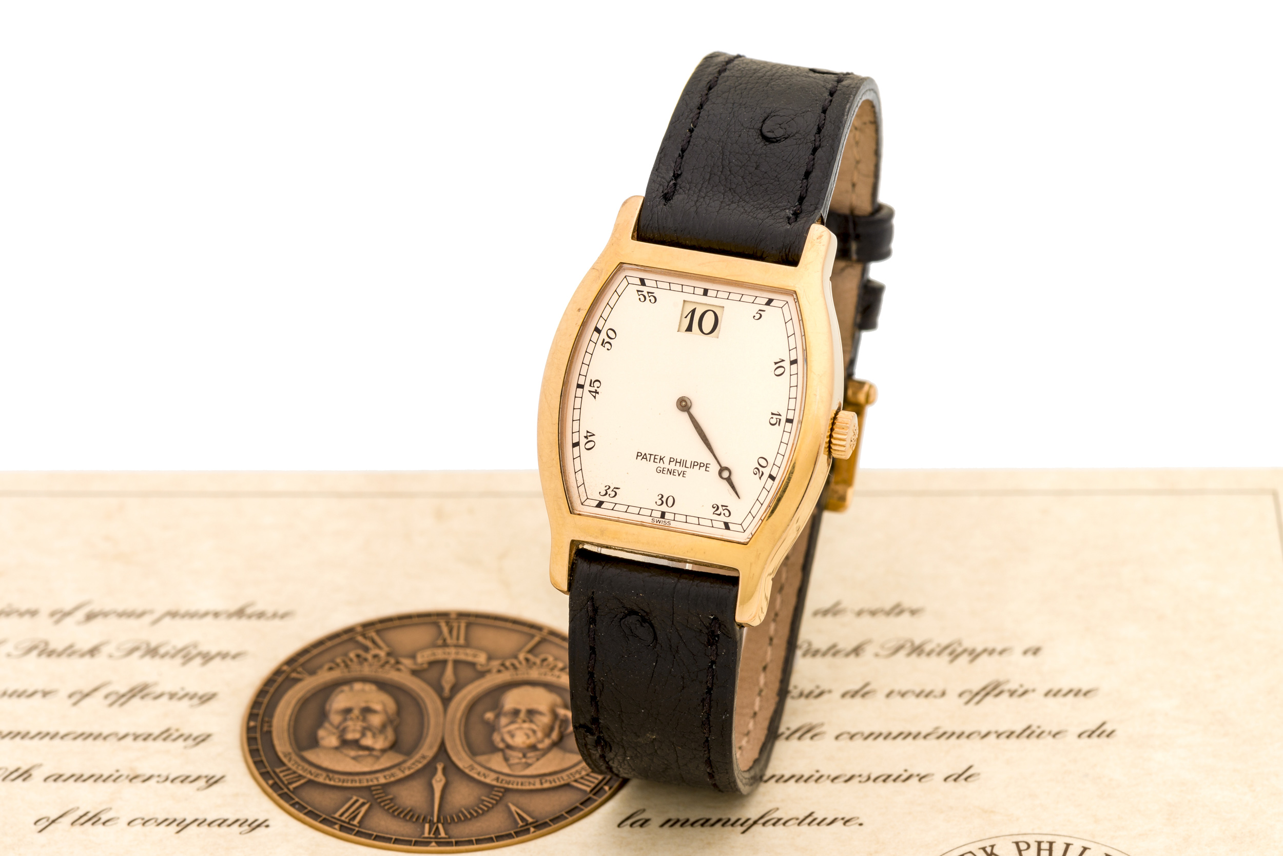 PATEK PHILIPPE, REF. 3969, JUMP HOUR, PINK GOLD A fine and limited ...