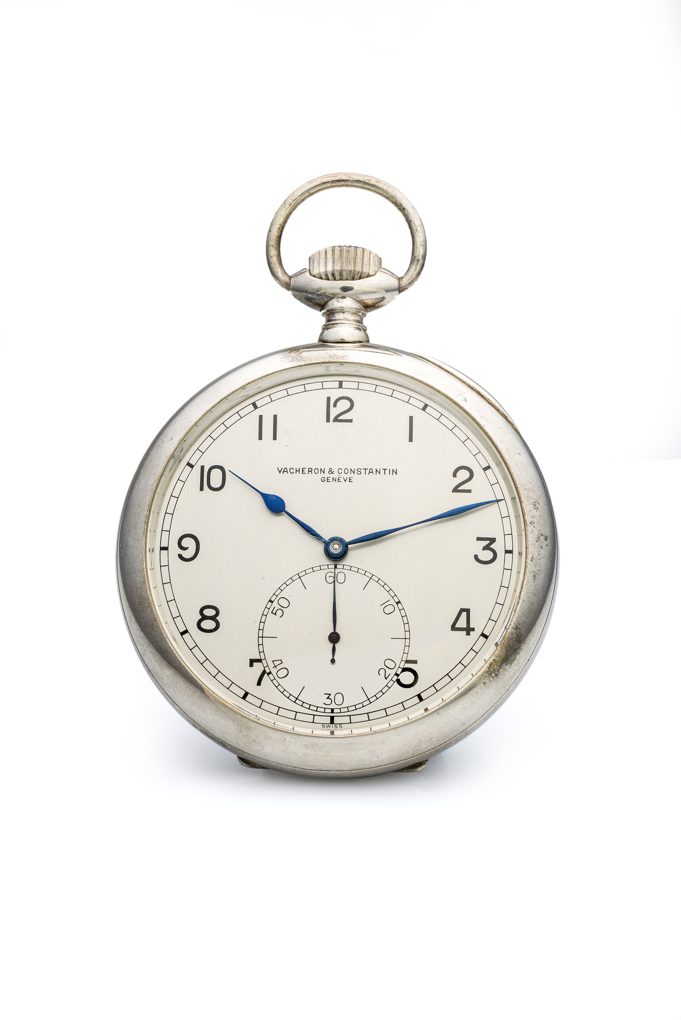 VACHERON CONSTANTIN, Deck Chronometer Very fine, large and rare silver ...