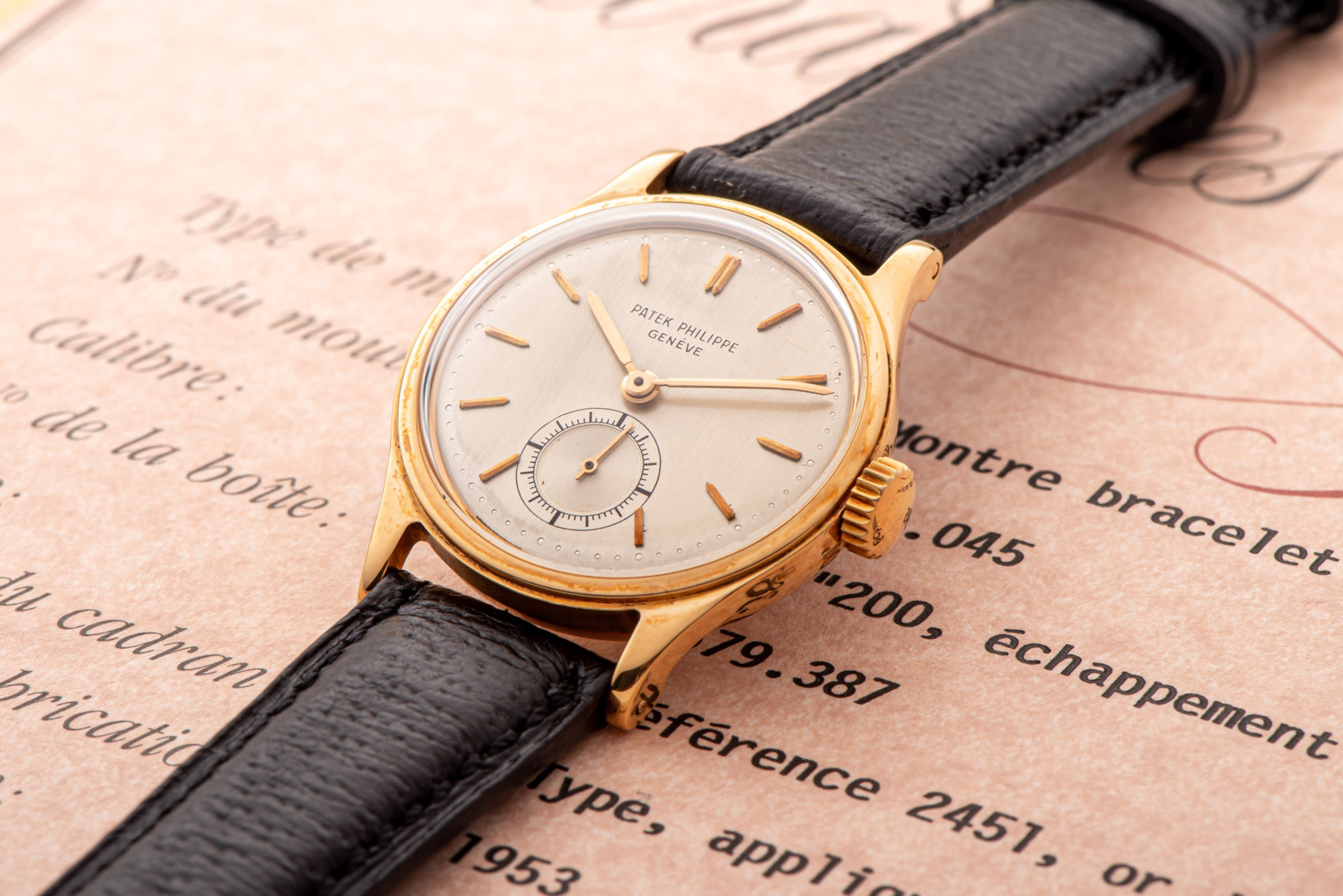 PATEK PHILIPPE, REF. 2451, WATERPROOF, YELLOW GOLD | Online Christmas ...