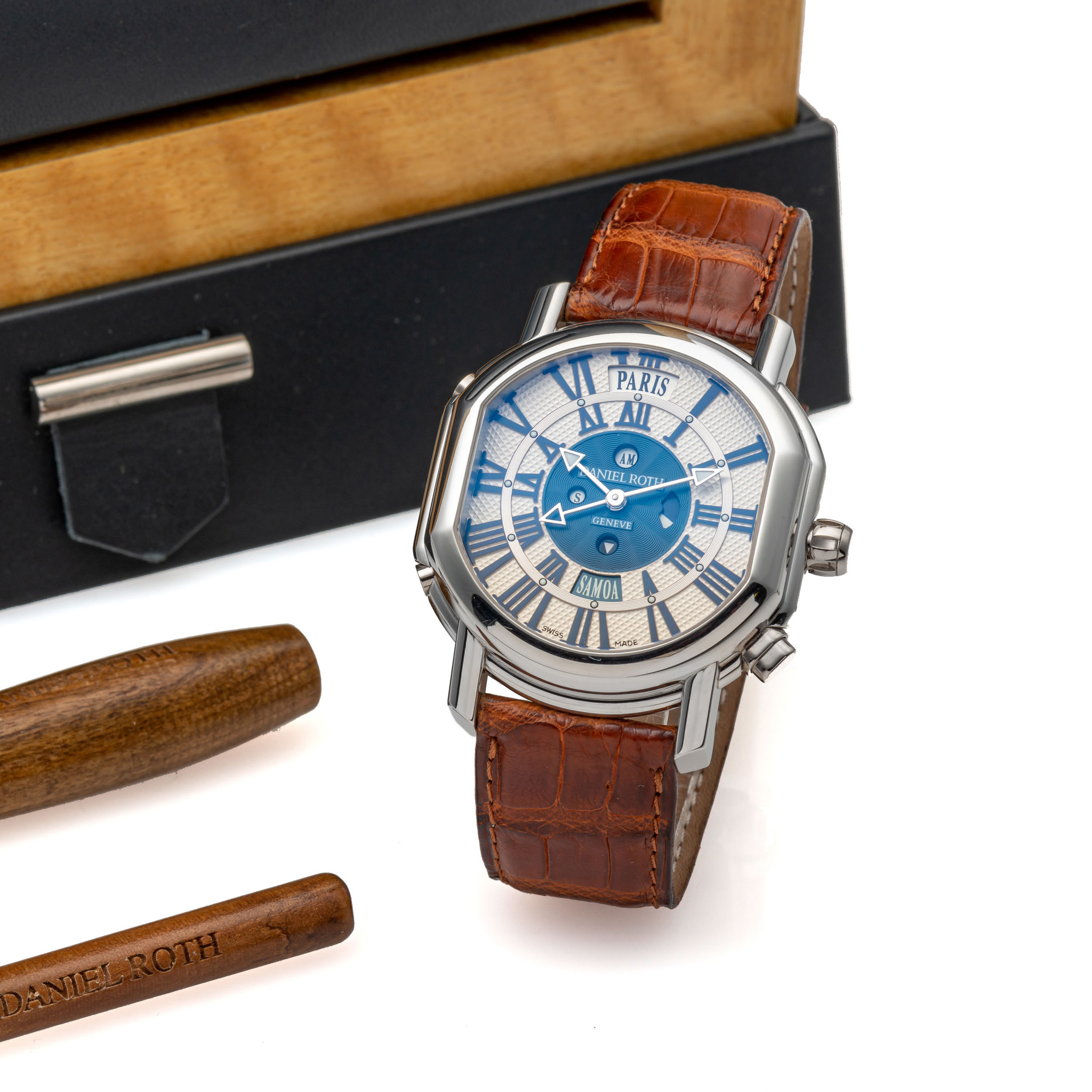 DANIEL ROTH, REF. 858.Y.70, ACADEMIC METROPOLITAN, PLATINUM | | Geneva ...