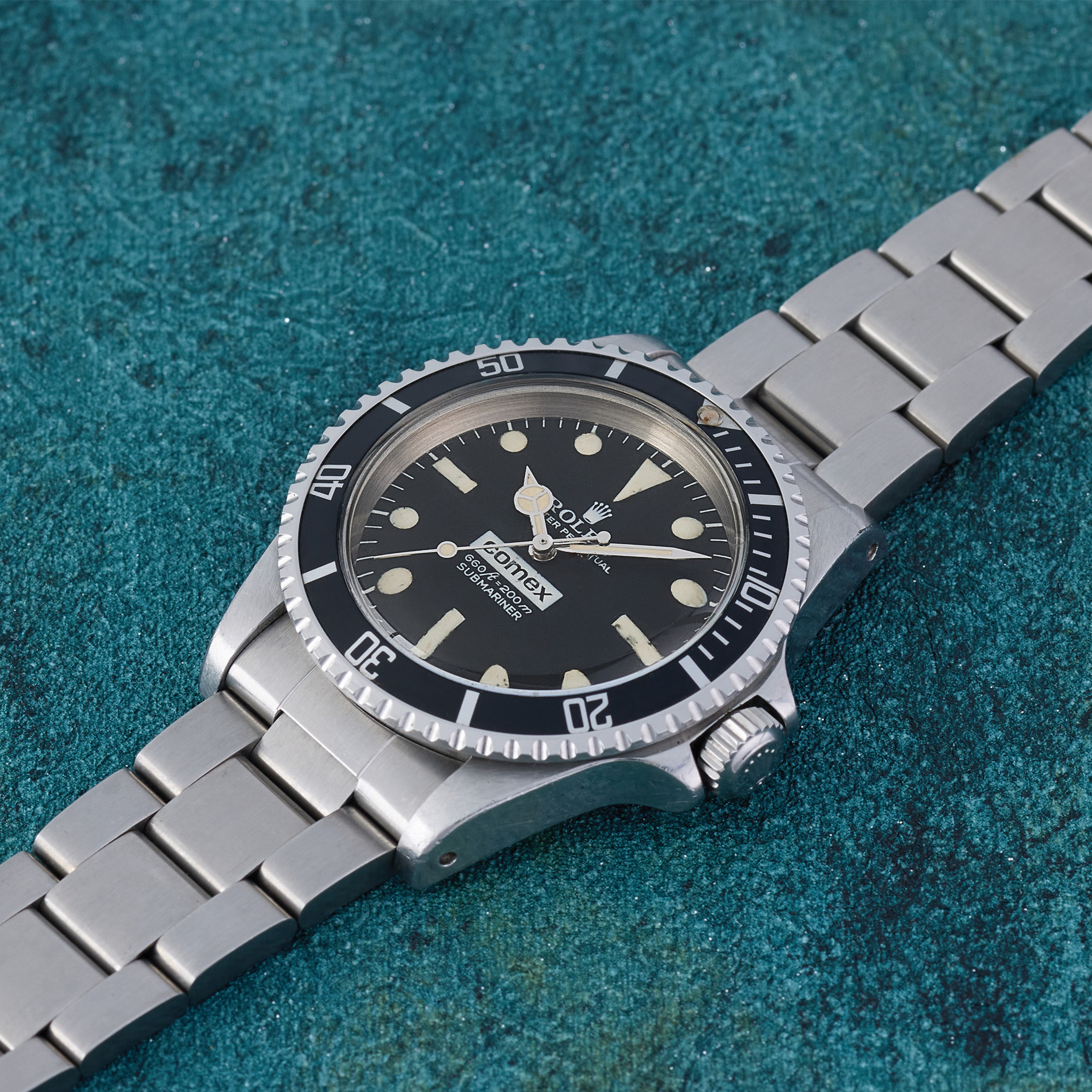 ROLEX, REF. 5514, SUBMARINER, COMEX, “BIG NUMBER”, STEEL | Important ...