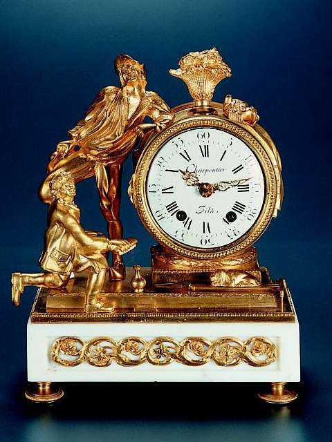 Charpentier Fils, circa 1790.Fine and very unusual white marble and ...