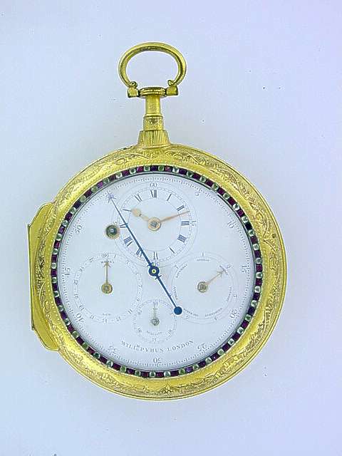 William Pybus, London, circa 1780.Fine and rare, center-seconds and ...