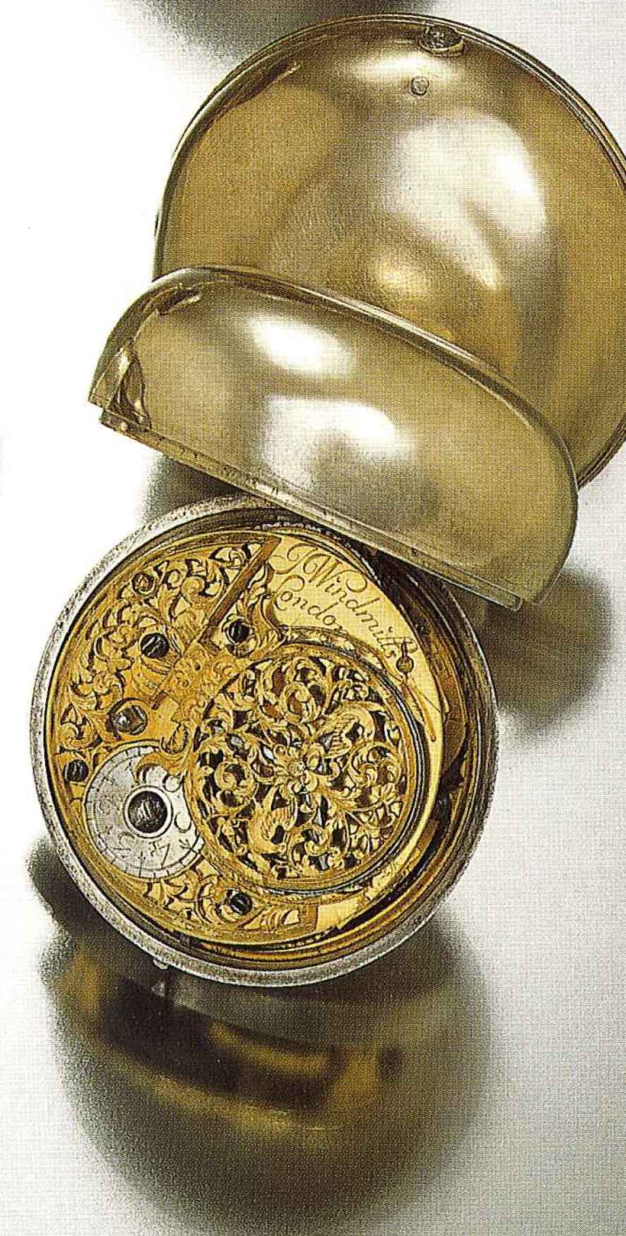 J. Windmills, London, No. 514, circa 1710. Fine silver pair cased watch ...